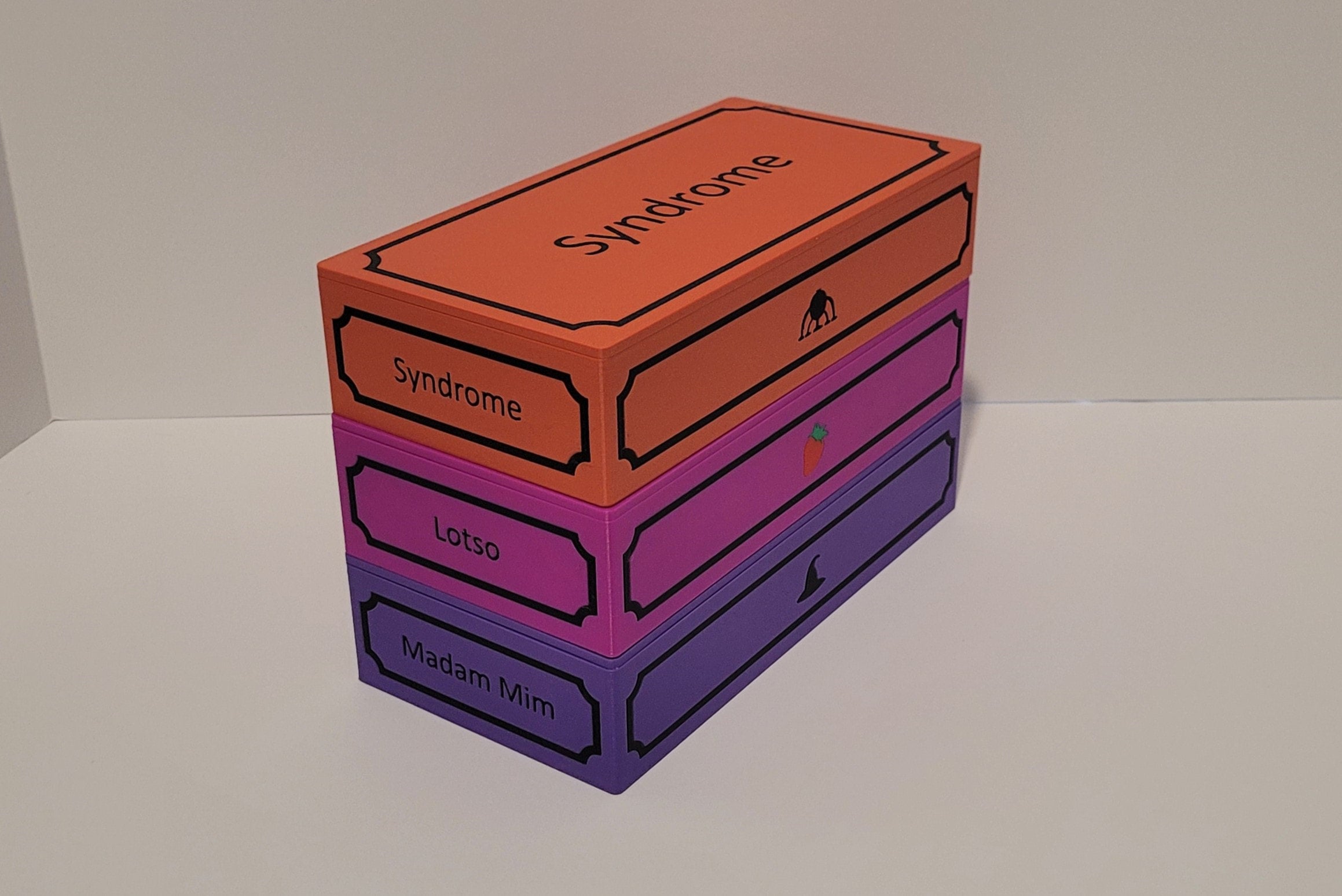Villainous Character Boxes Bigger and Badder Set | JACT Prints 3D Printing
