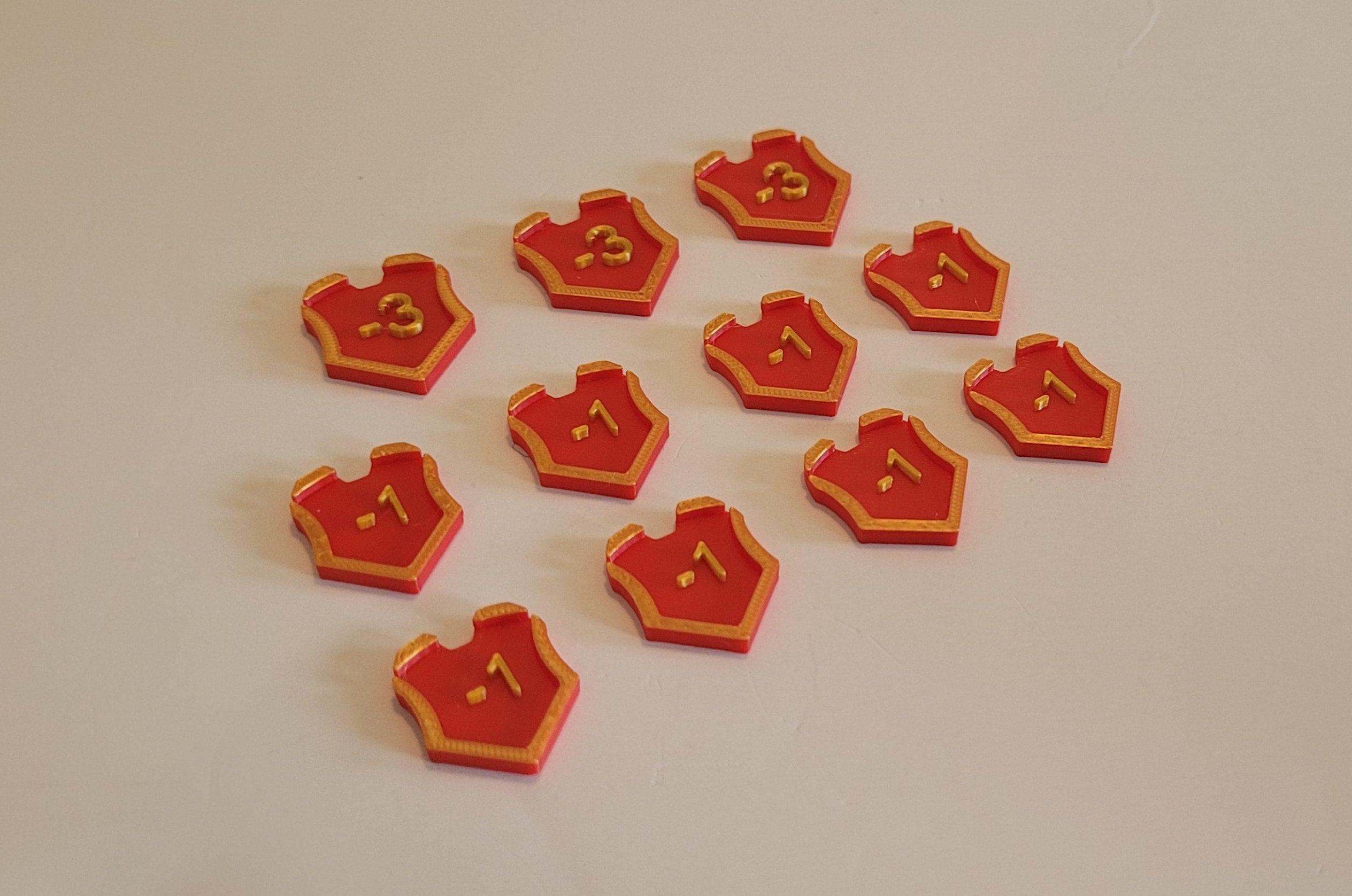 Lorcana Health Counter Tokens | JACT Prints 3D Printing